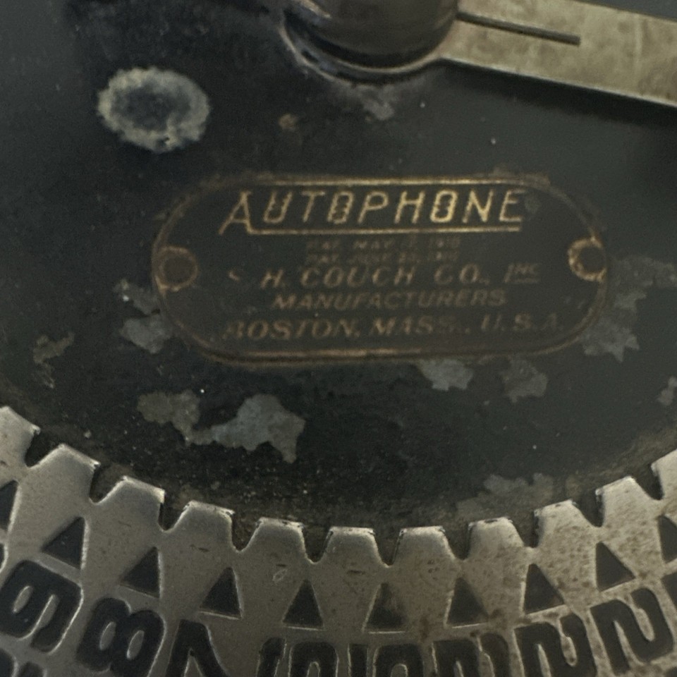 RARE 1910 S.H. COUCH TELEPHONE CO. 30 STATION AUTOPHONE DESK SET ...