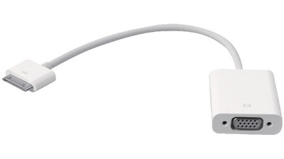 Apple Oem 30-pin To Vga Adapter For Ios Ipads Iphone Ipod Tvs Monitors ...
