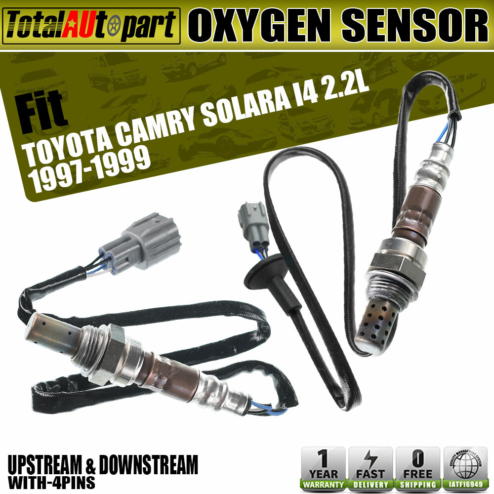 2x O2 Oxygen Sensors for Toyota Camry Solara 1997-1999 Up & Downstream ...