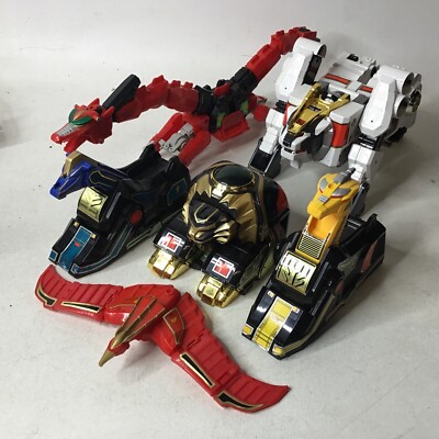 Vintage Bandai MMPR Power Rangers Thunderzords - 95% Complete | eBay