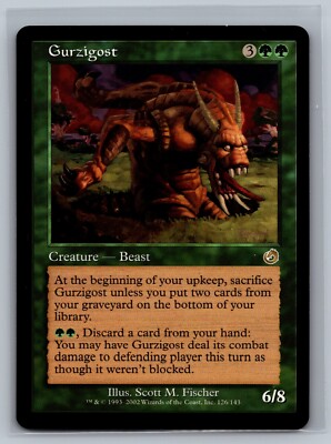 Magic The Gathering Torment Gurzigost #126/143 MTG TCG CCG | eBay