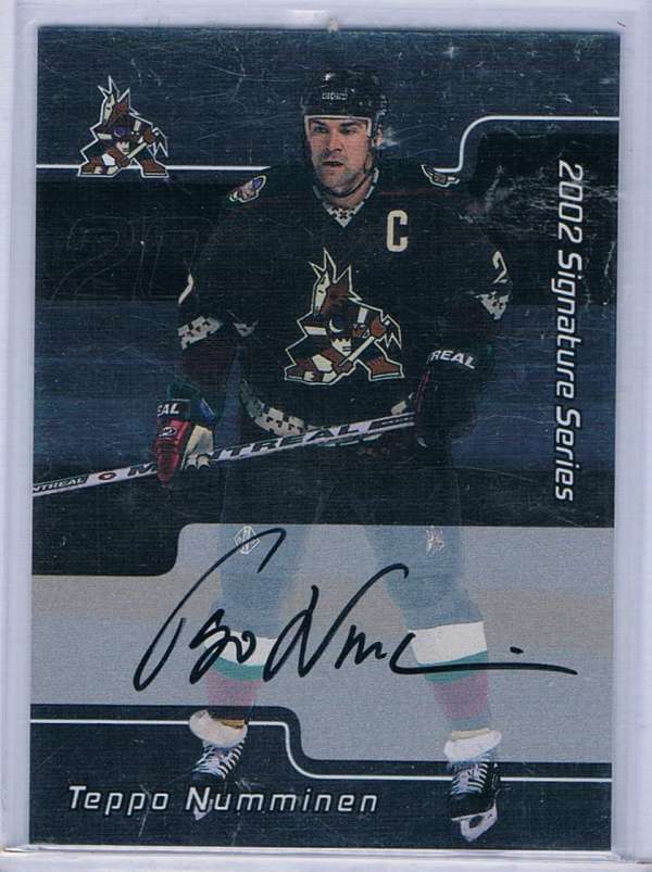 2001 BAP Signature Series Autographs #110 Teppo Numminen | eBay