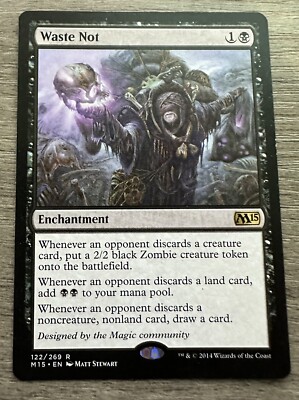 Waste Not | MtG Magic Magic 2015 (M15) | English RD | Near Mint-Mint ...