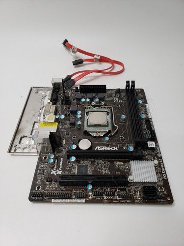ASRock B75M-DGS LGA1155 B75 mATX DDR3 Intel Pentium G860 3.0 GHz CPU ...