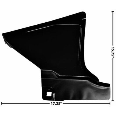 1973~1987 Chevy Pickup Truck Foot Well Kick Panel Right Side EDP Steel ...