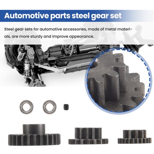 Metal Transmission Gear with D Steel Gears Set for D12 1/10 RC Car9302 ...
