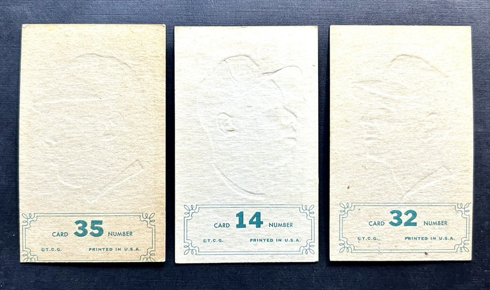 1965 Topps Embossed (Lot of 3) 14,32,35. EX | eBay