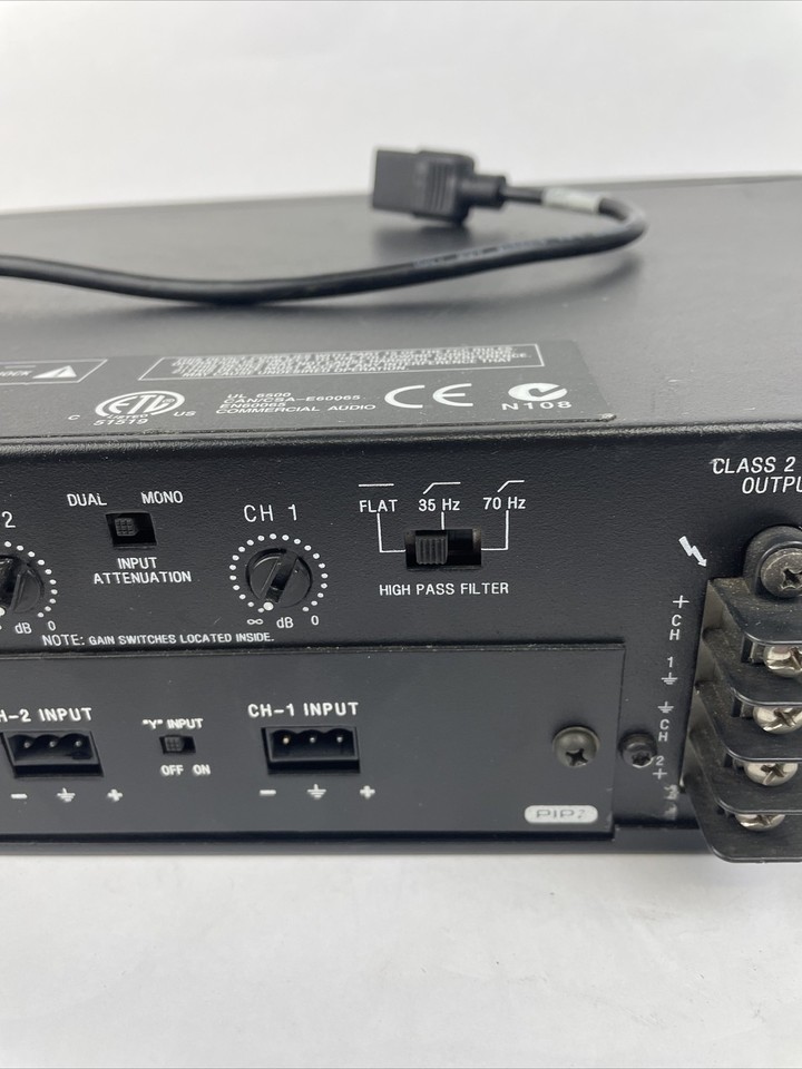 Crown Audio CTs 1200 Two-Channel Power Amplifier 120V-1000W 60HZ | eBay