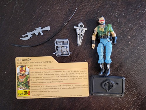 Dreadnok Ripper V6 Comic Pack Anniversary G.I. JOE COBRA 25th Loose ...