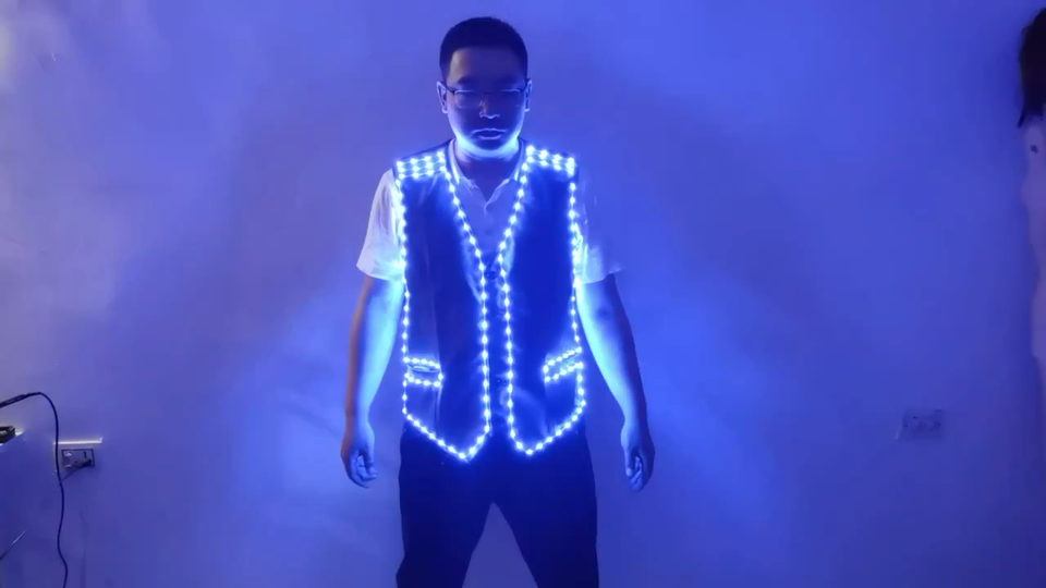 LED Party Vest Rave Colorful Tank Top Shirt Costume Festival Techno ...