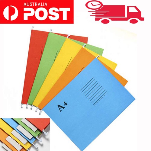 25Pcs A4 Hanging Suspension Files Tabs Inserts Folder Filing Cabinet ...