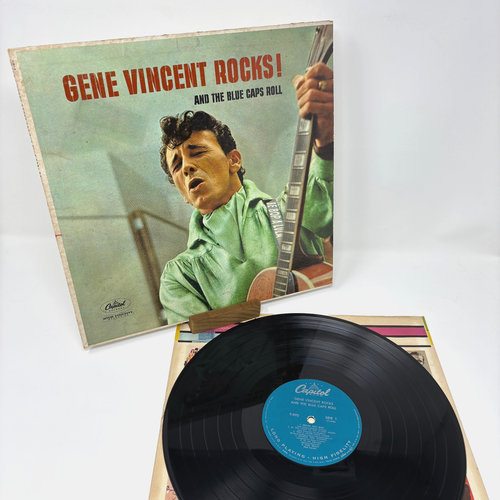 1ST PRESS Gene Vincent Rocks! And The Blue Caps Roll 1958 Vinyl LP T ...