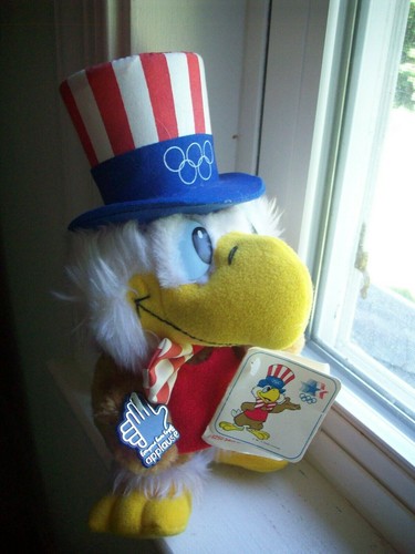 OLYMPIC Games Vintage EAGLE Plush Los Angeles 1980 Wallace Berrie ...