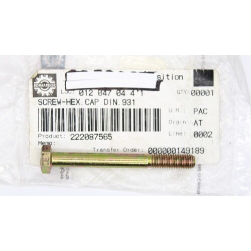 Bombardier Hex Screw Part Number - 222087565 | eBay