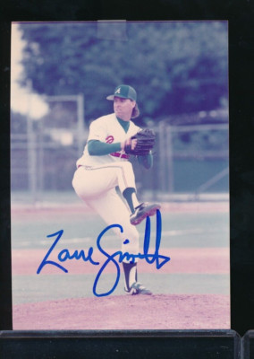 1985-1987 Action All Stars proof photo Zane Smith signed auto autograph ...