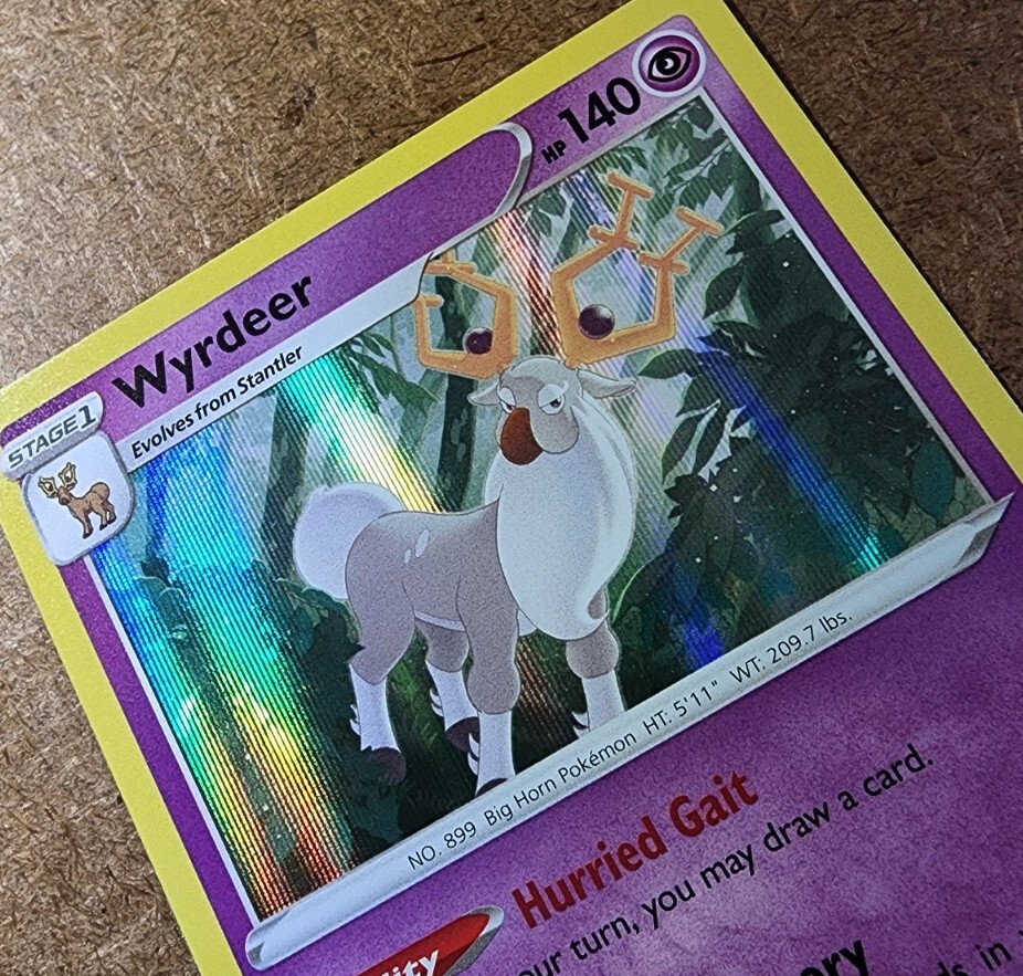 Wyrdeer 69/189 Astral Radiance - Pokemon Card *Pack Fresh* Holo Rare ...