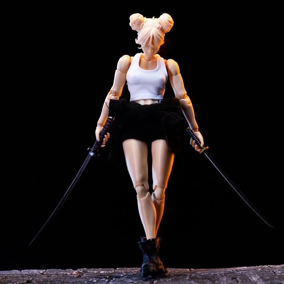 Romankey X COWL 1/12 Girl Flexible Action Figure Female Joint Body 6 ...