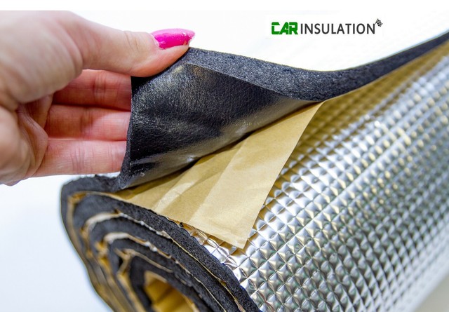 1m Marine Boat Engine Compartment Insulation Sound Proofing Heat Foil ...