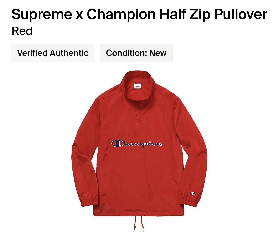 SupremeX Champion Half Zip Pullover | eBay SupremeX Champion Half Zip Pullover | eBay