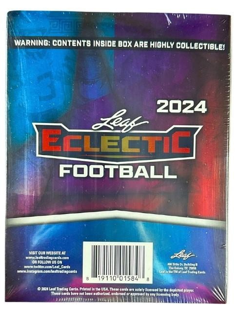 2024 Leaf Eclectic Football Hobby Box | eBay
