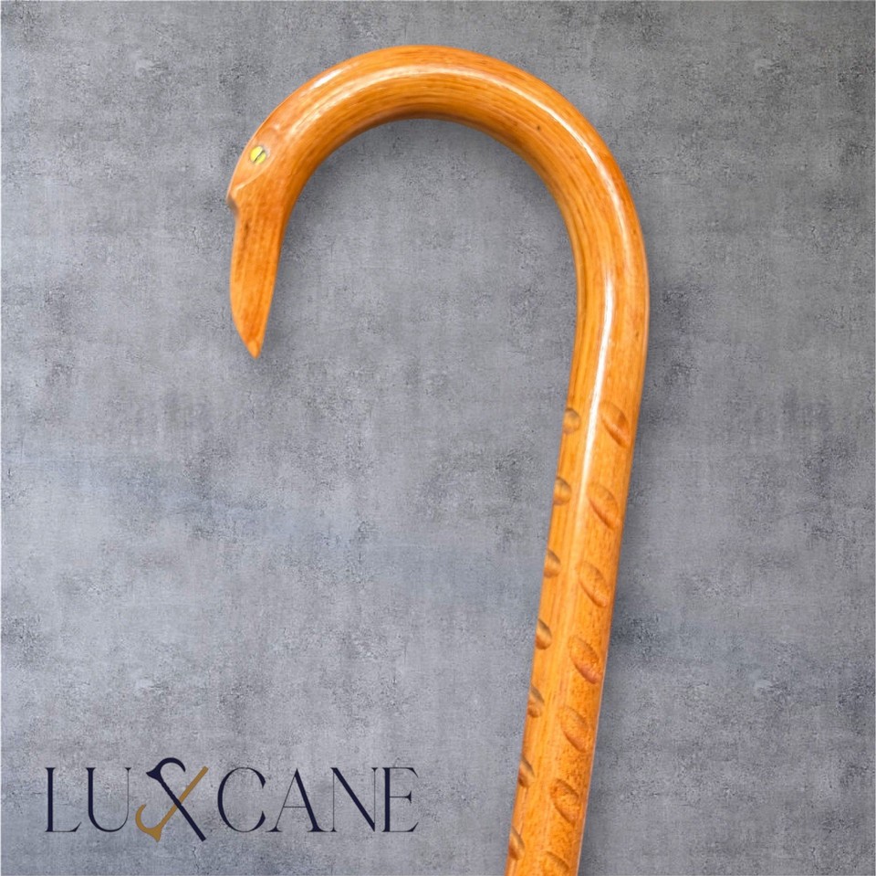 Custom Walking Cane Mobility Self Defense Eyes Solid Hickory Masters ...