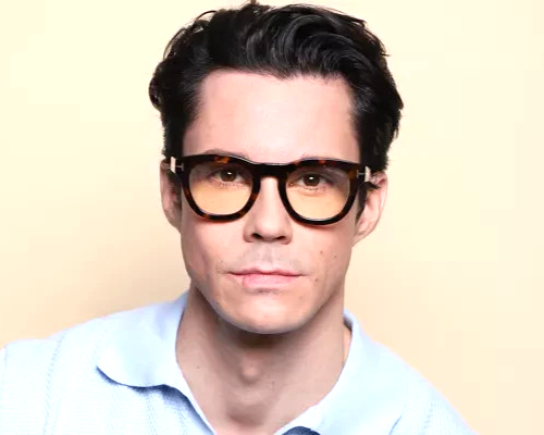 NEW TOM FORD TF5873-B 001 ROUND SHINY BLACK AUTHENTIC EYEGLASSES FRAME ...