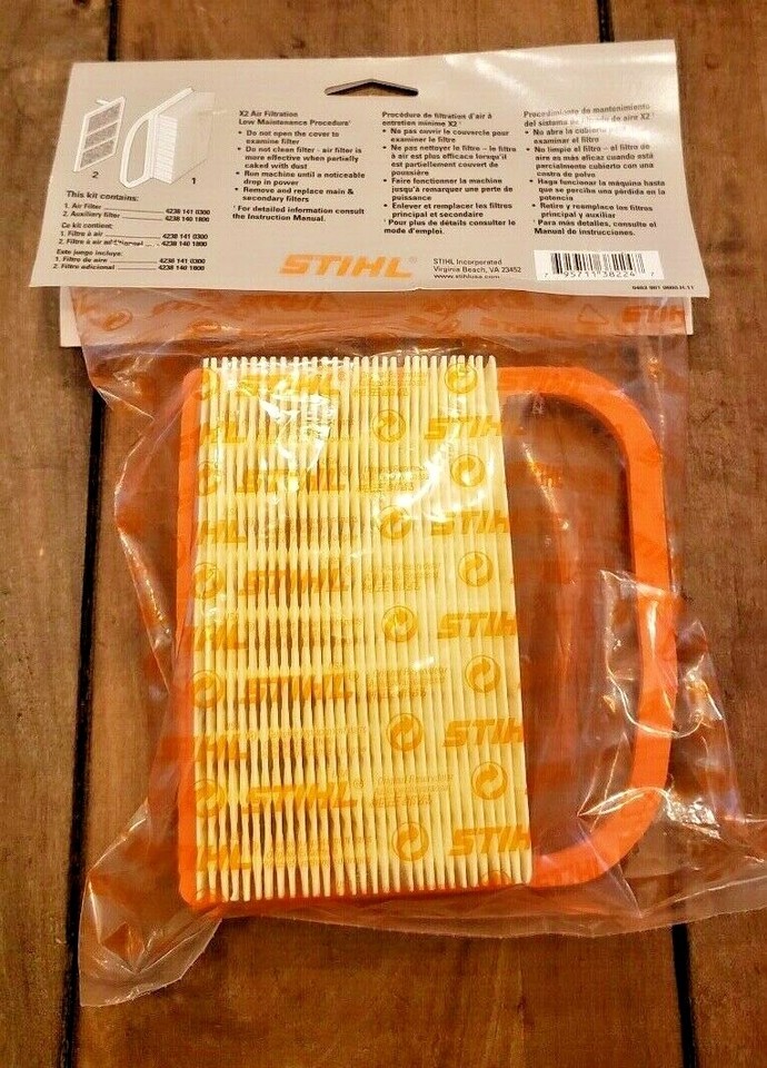 STIHL Air Filter Kit TS410 TS420 4238-140-4404 Genuine OEM | eBay