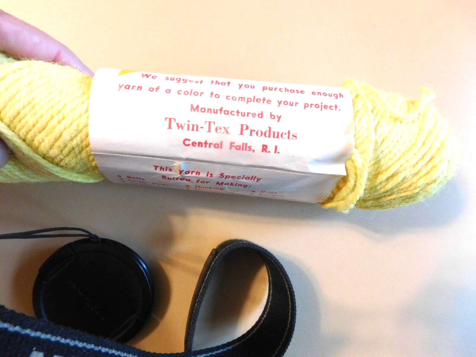 WONDER CRAFT 100% NYLON YARN, HEAVY SPECIALTY YARN, YELLOW, 2.5 OZ | eBay