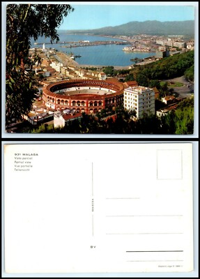 SPAIN Postcard - Malaga, Partial View D7 | eBay