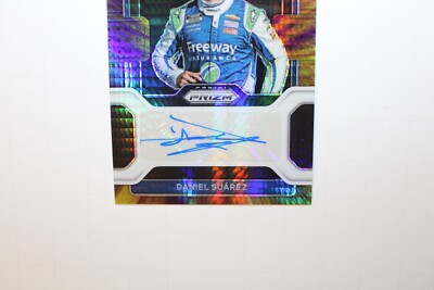 Daniel Suarez auto signed Panini Prizm, 2022, limited 06/50, SS-DS | eBay