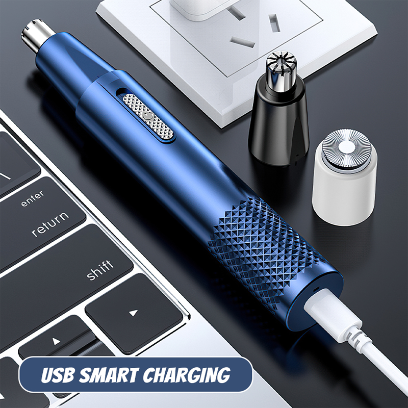 Men Electric Ear Beard Nose Hair Trimmer Eyebrow Mustache Remover ...