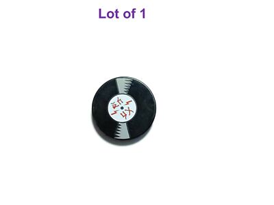 Lego 2x2 Round Tile w Stud Holder Vinyl Record Ninjago Logogram 'AC DC ...