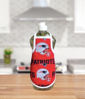 New England PATRIOTS NFL Kitchen Dish Soap Lotion Bottle Apron - fits ...