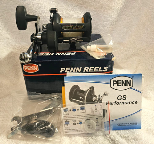 Penn 525 Mag Fishing Reel. Pristine Condition With Box, Wrenches & All ...