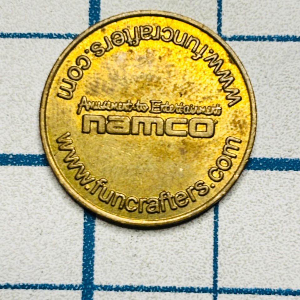 Namco Token Chip Medallion Coin Metal Arcade Collectible Vintage | eBay