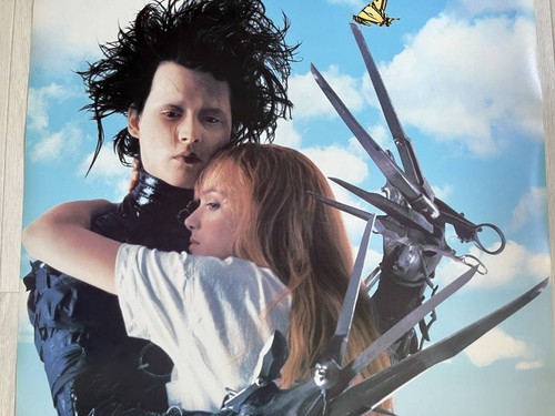 Large B1 poster Scissorhands Johnny Depp 1991/No pin hole Movie ...