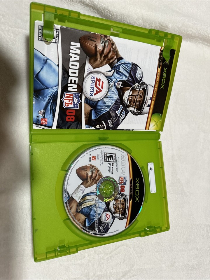 Madden NFL 08 (Microsoft Xbox, 2007) Complete 14633158335| eBay