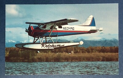Postcard Ketchum Air Services Alaska de Havilland Canada DHC-2 Beaver ...