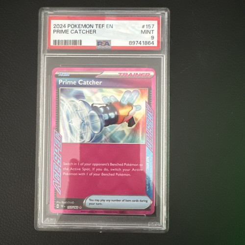 Pokemon Scarlet & Violet Temporal Forces Prime Catcher #157 PSA 9 | eBay