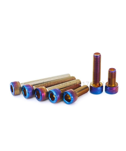 304SS Plate Titanium Hex Socket Bolts Cap Head Screw Motorcycle ...