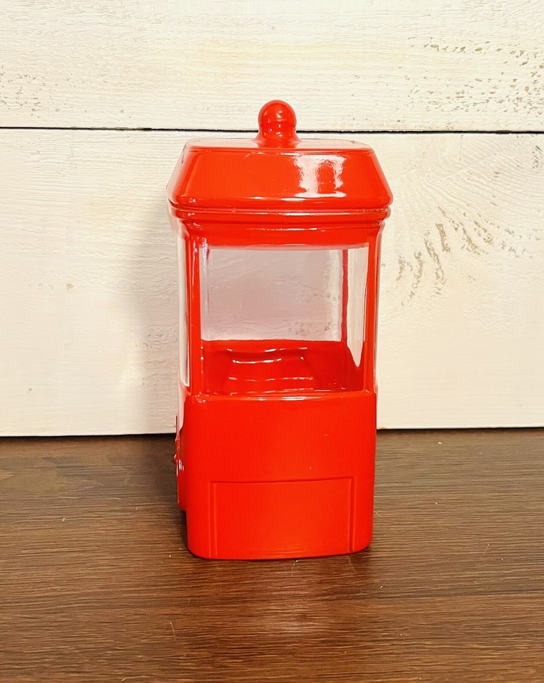 Target Bullseye Playground Glass Popcorn Cart Candy Canister Jar - Red ...