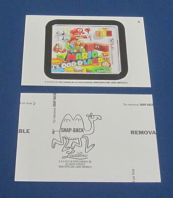 WACKY PACKAGES ANS10 BLACK LUDLOW #5 MARIO DOO-D-LAND @@ RARE @@ | eBay