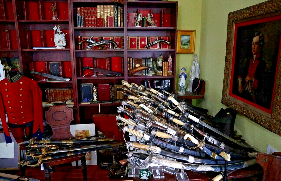 REVOLUTIONARY WAR SILVER HILT SWORD ID TO JOHN F GRAHAM MARKED W KINMAN ...