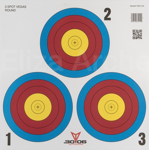 30-06 Mini Archery Target Set 20cm Vegas 3 Spot | eBay Australia