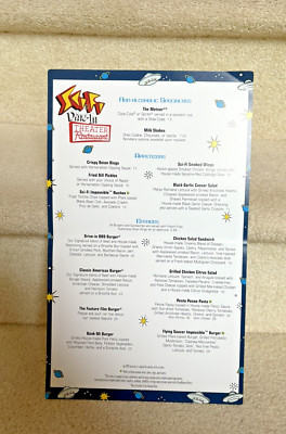 Sci-Fi Dine-In Menu, Disney's Hollywood Studios, Walt Disney World | eBay