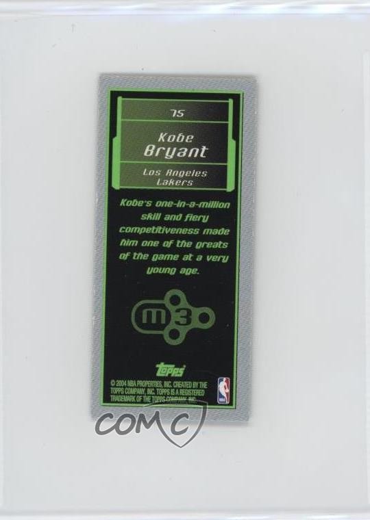 2003-04 Topps Rookie Matrix Mini Kobe Bryant #75 HOF | eBay