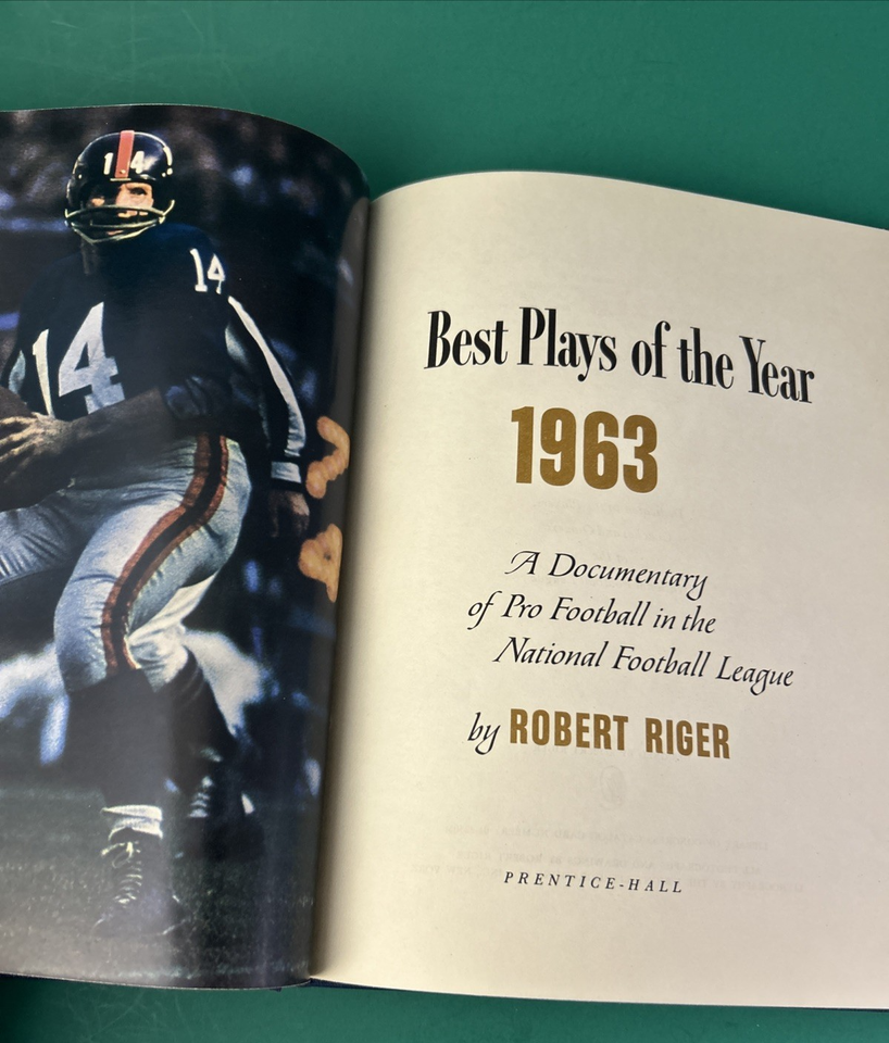 Best Plays of the Year 1964 HC + 5 Shell NFL Prints + JFK Commemorative Vintage | eBay