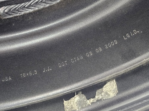 Set of 2, FWD Black 16x6.5 Smoothie Wheels 5x110mm Bolt Pattern With ...