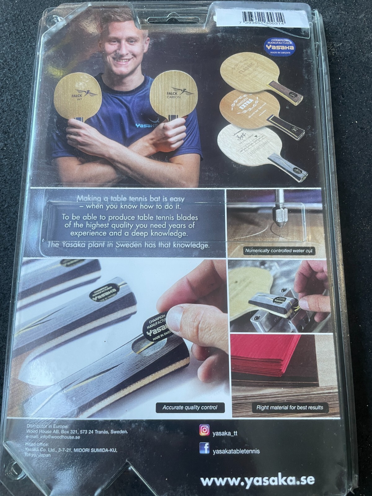 Yasaka Mark V Racket Flared Handle (fl) Champion Line for Table Tennis ...