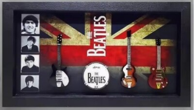 BEATLES MEMORABILIA & COLLECTIBLES - SHADOW BOX WALL ART #2 | eBay